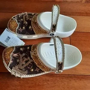 CROCS | Shoes | Bedazzled Crocs | Poshmark
